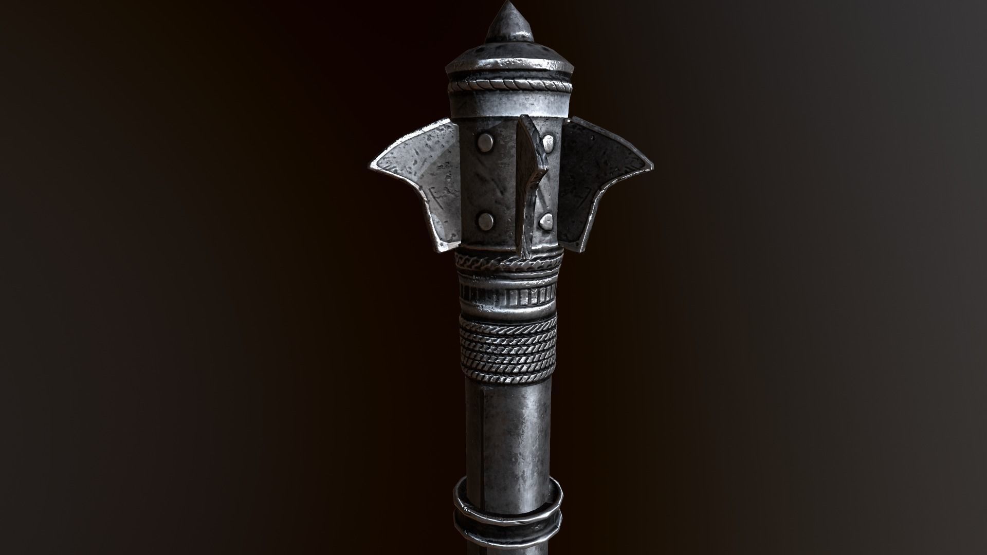 3D model The Pernach flanged mace VR / AR / low-poly | CGTrader