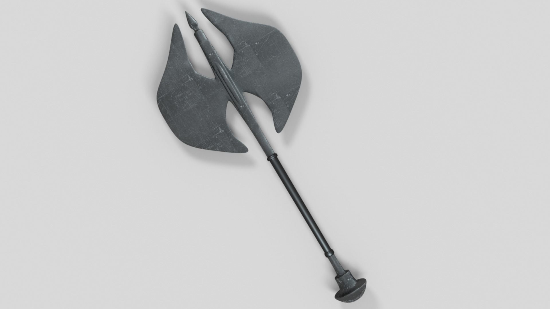 Two Sided Battle Axe 3D model | CGTrader