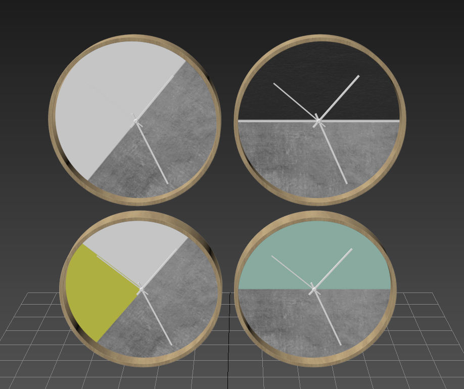 wall watch 4 3D model | CGTrader