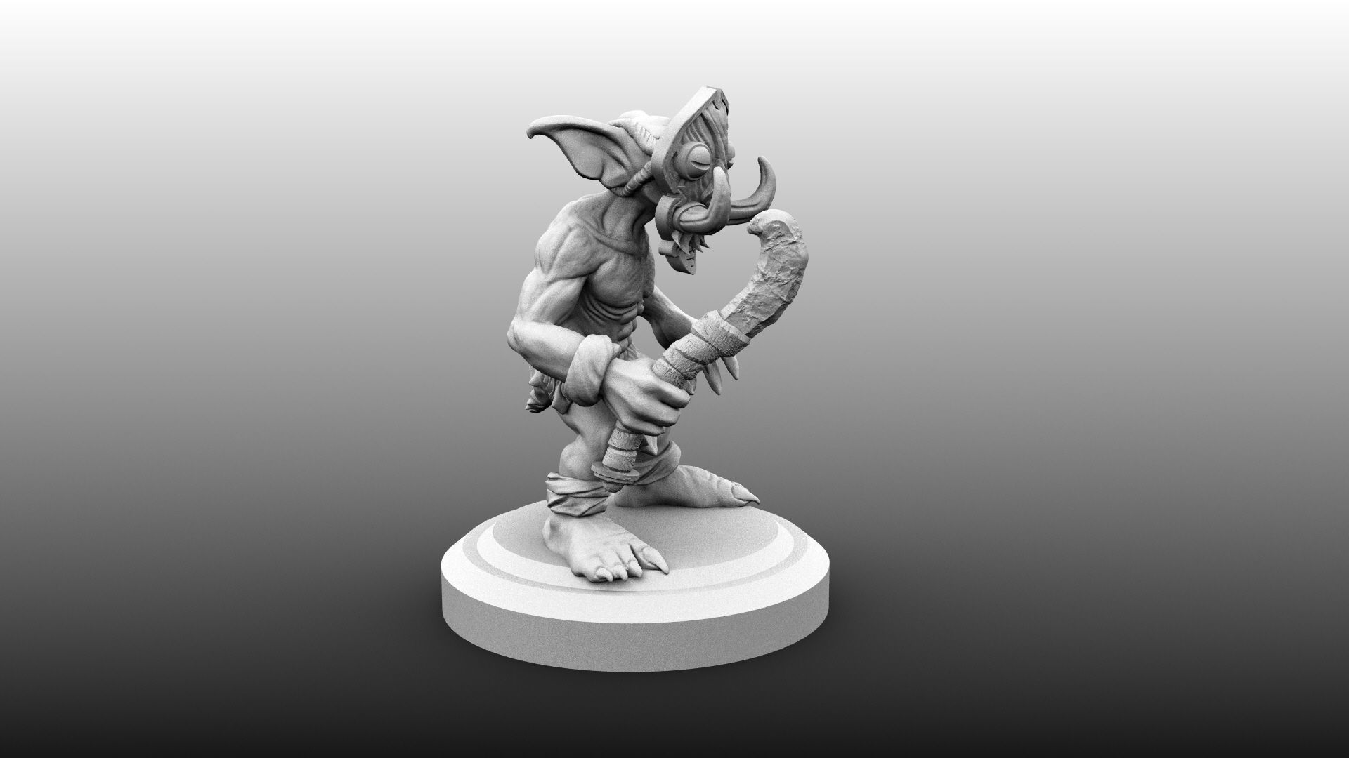 Tribal Goblin Bundle 3D model 3D printable | CGTrader