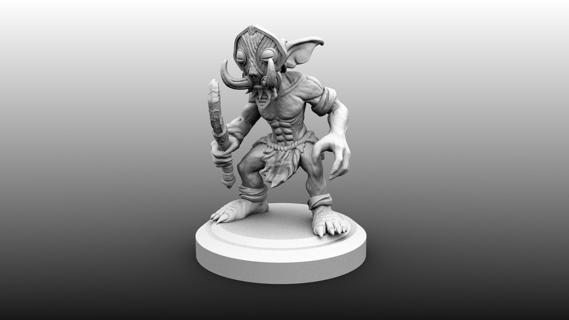 Tribal Goblin Bundle 3D model 3D printable | CGTrader