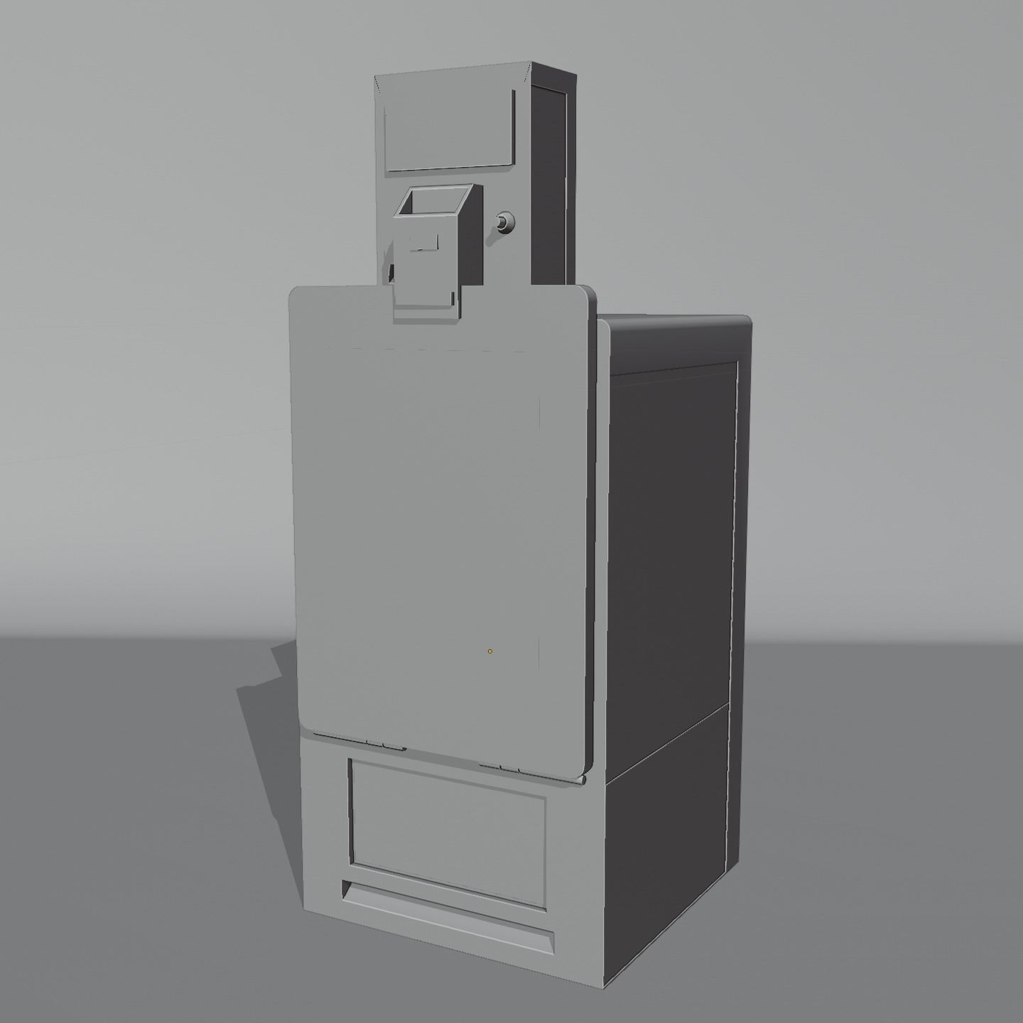 Low-Poly Newspaper Machine free VR / AR / low-poly 3D model | CGTrader