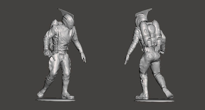 2x THE ROCKETEER toy soldiers 3D model 3D printable | CGTrader