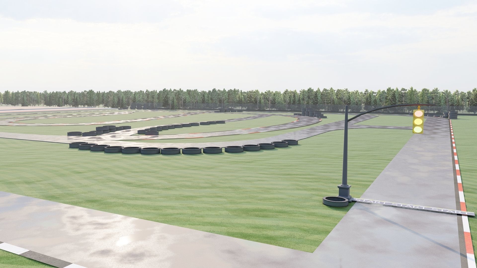 3D model Race to Victory - The Ultimate RaceTrack Stadium and Dirt ...
