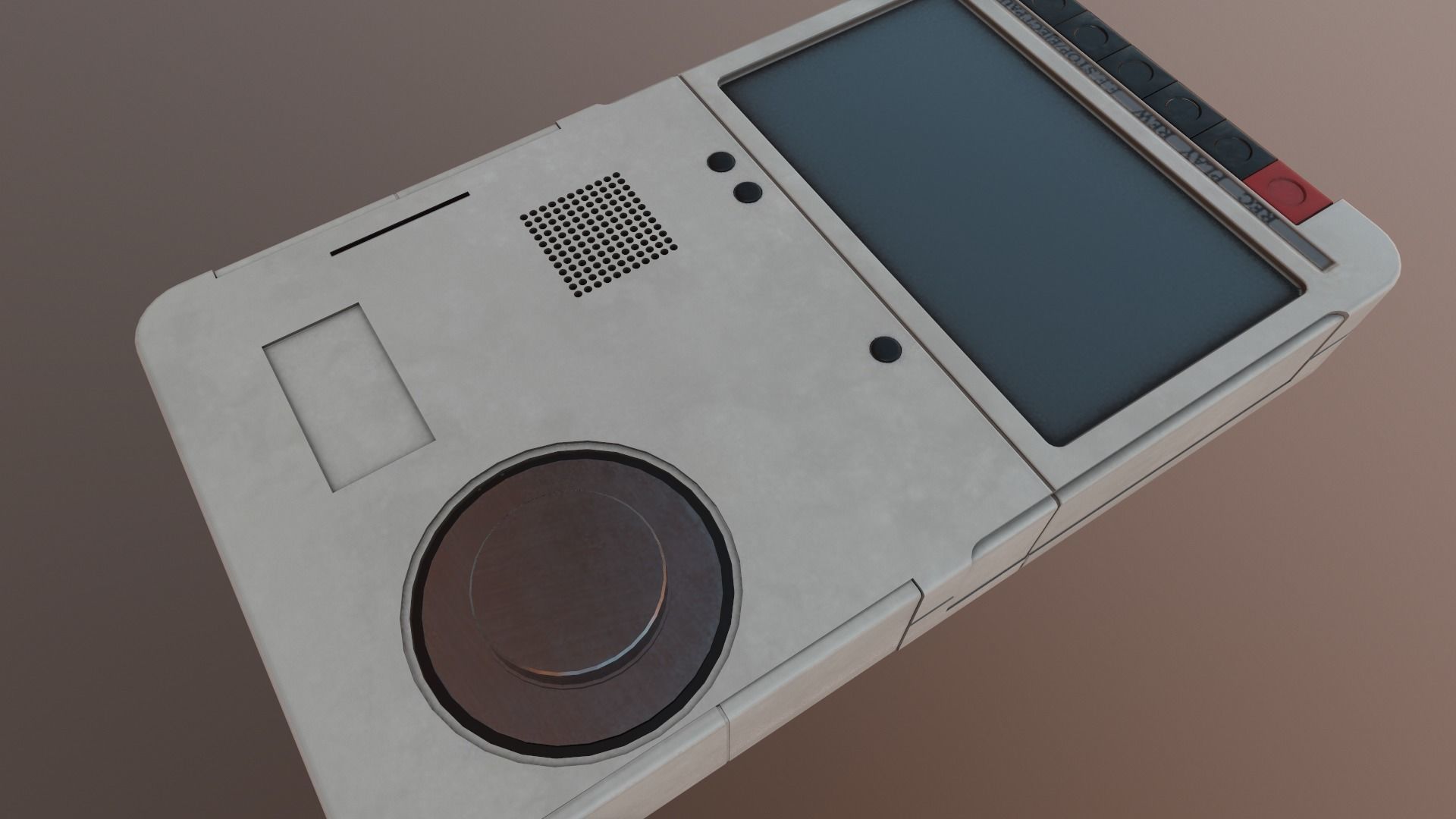 3D model Minimalist Vintage Radio VR / AR / low-poly | CGTrader