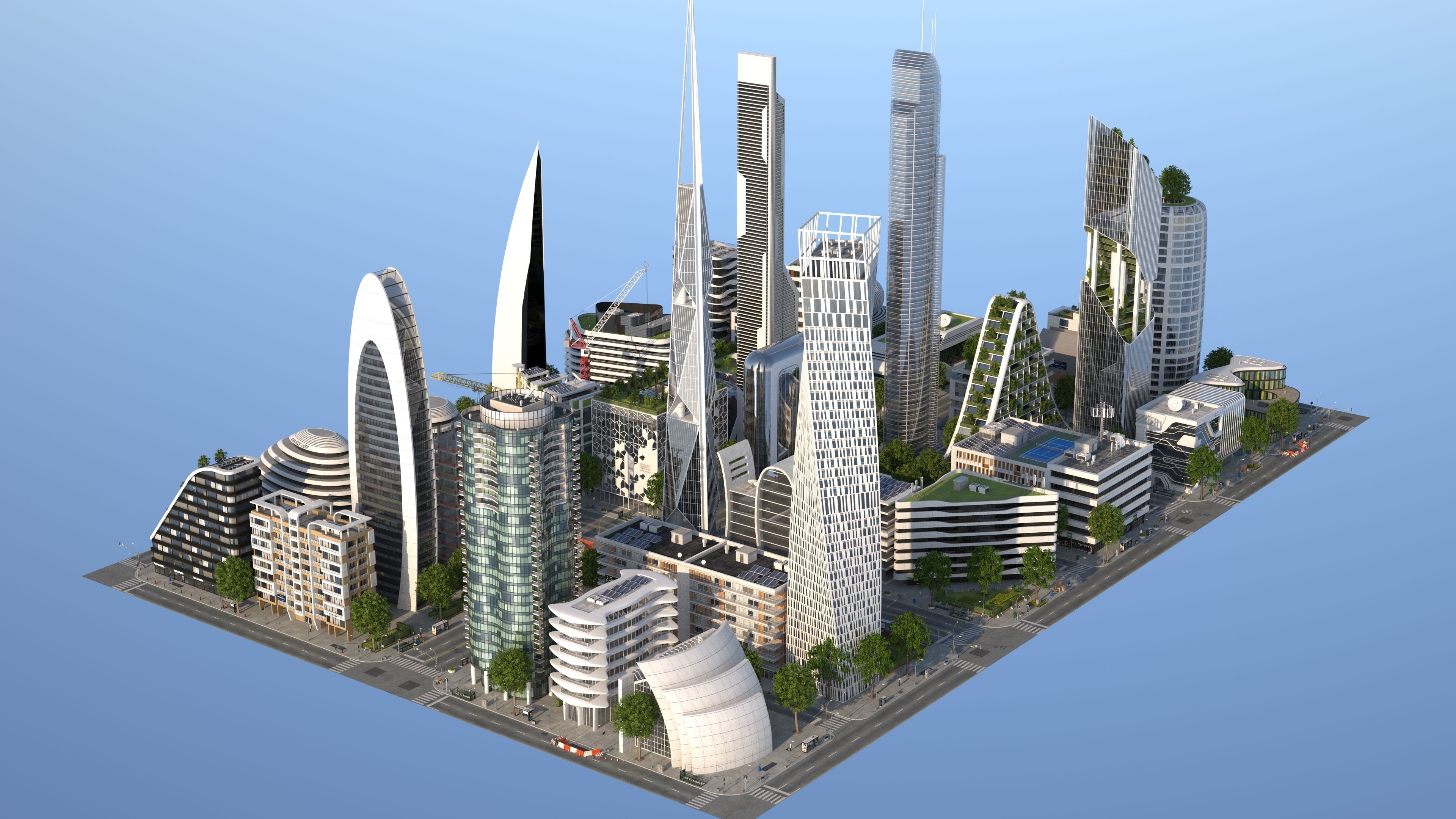 3D model City LC VR / AR / low-poly | CGTrader