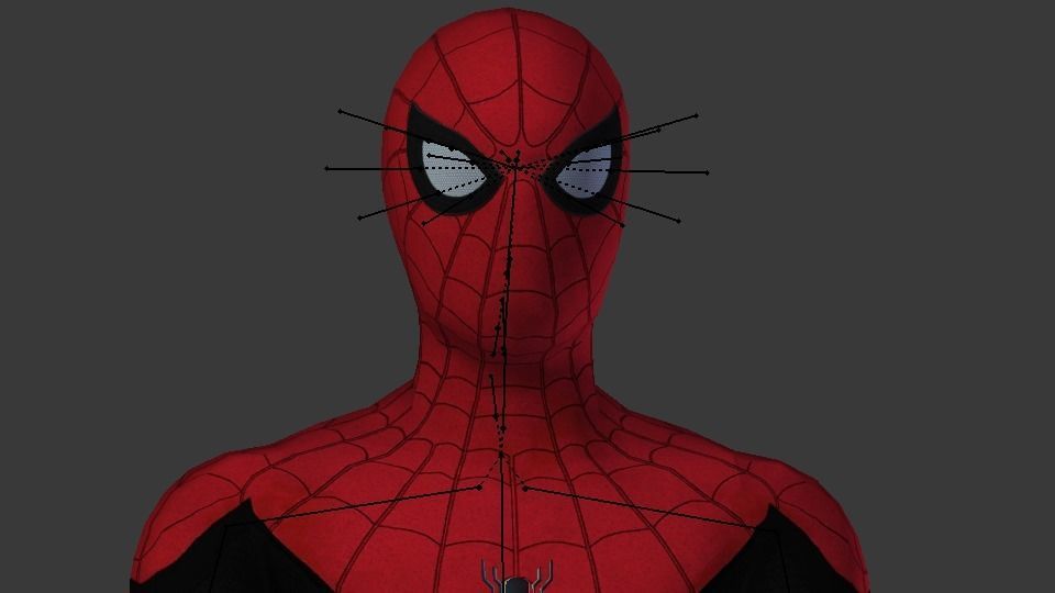 Spider Man Far From Home Spidey 3D model animated rigged | CGTrader