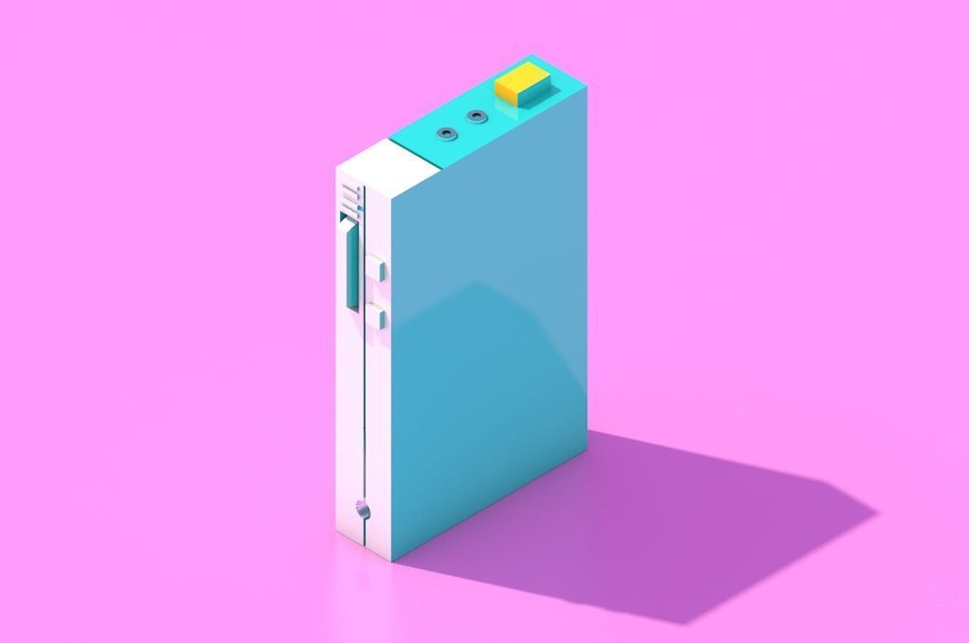 3D model Sony Walkman 3d simple lowpoly model VR / AR / low-poly | CGTrader