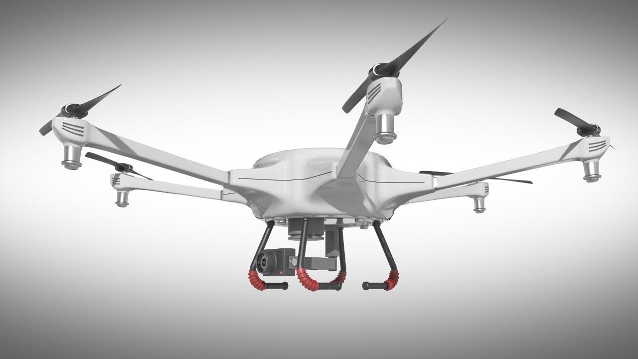 Hexa Copter 3D model | CGTrader