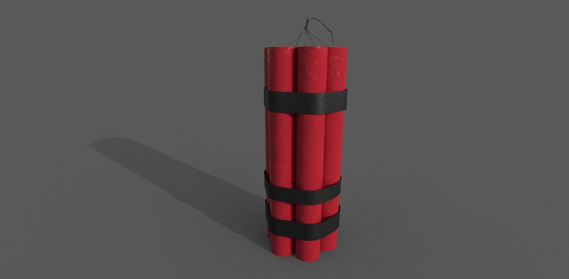 low-poly Dynamite Explosive Pack Low-poly 3D model