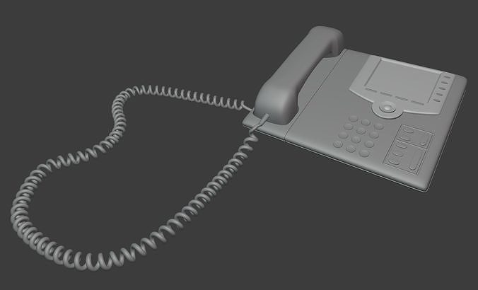 Telephone free 3D model | CGTrader