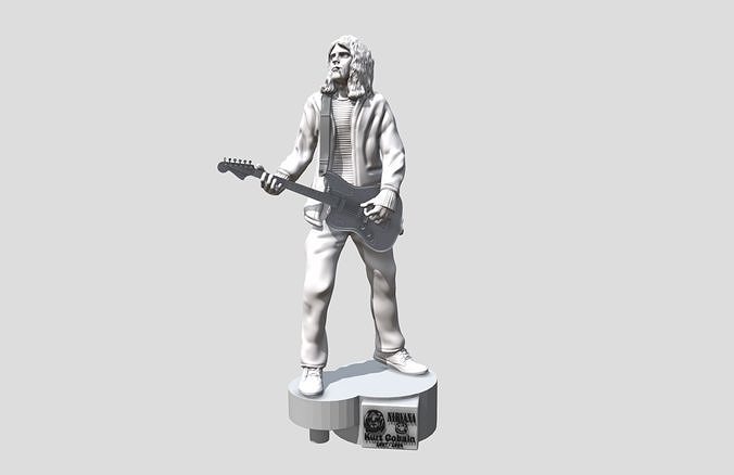 KURT COBAIN - 3DPRINTING 3D model 3D printable | CGTrader