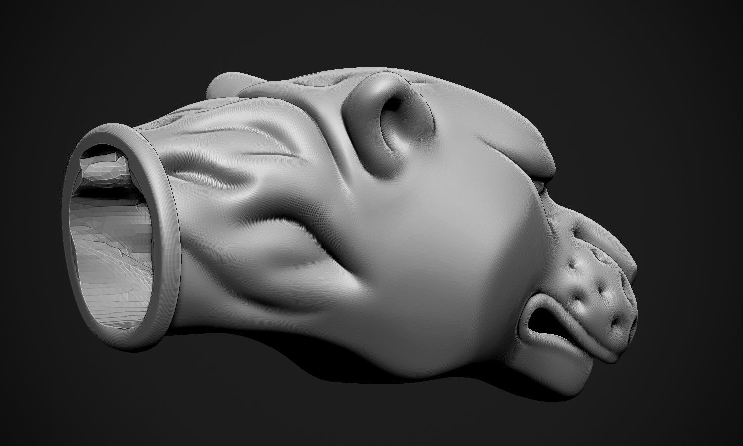 Panther Head 3D model 3D printable | CGTrader