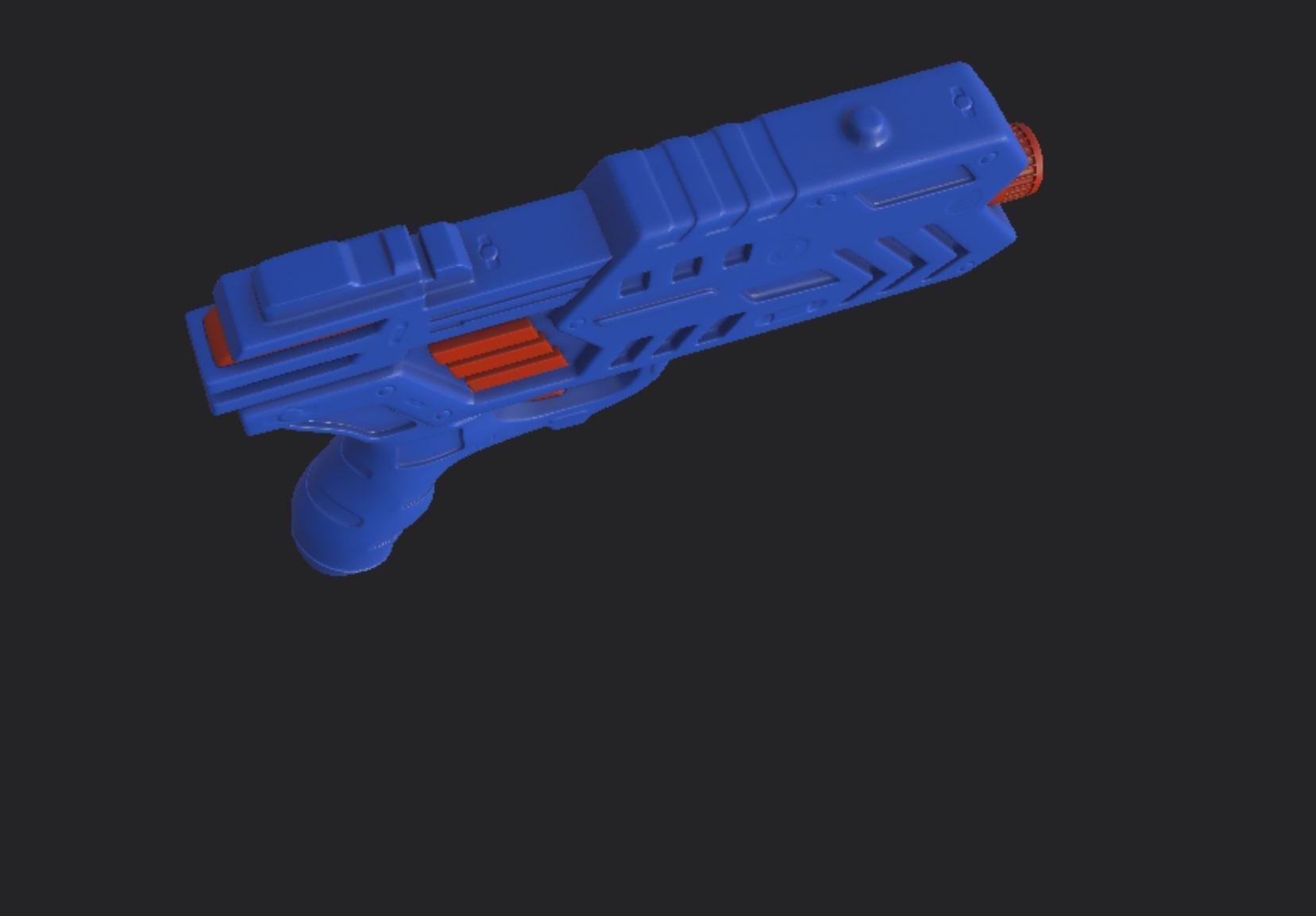 sci fi toy gun star wars cyber punk 3D model | CGTrader