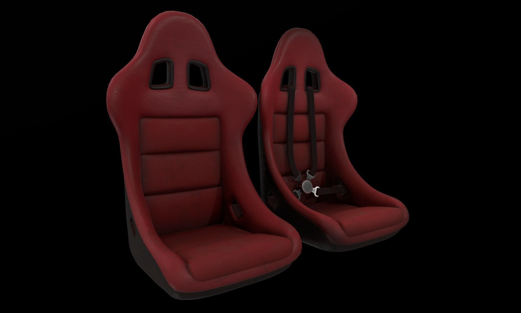 Racing bucket 3D model | CGTrader