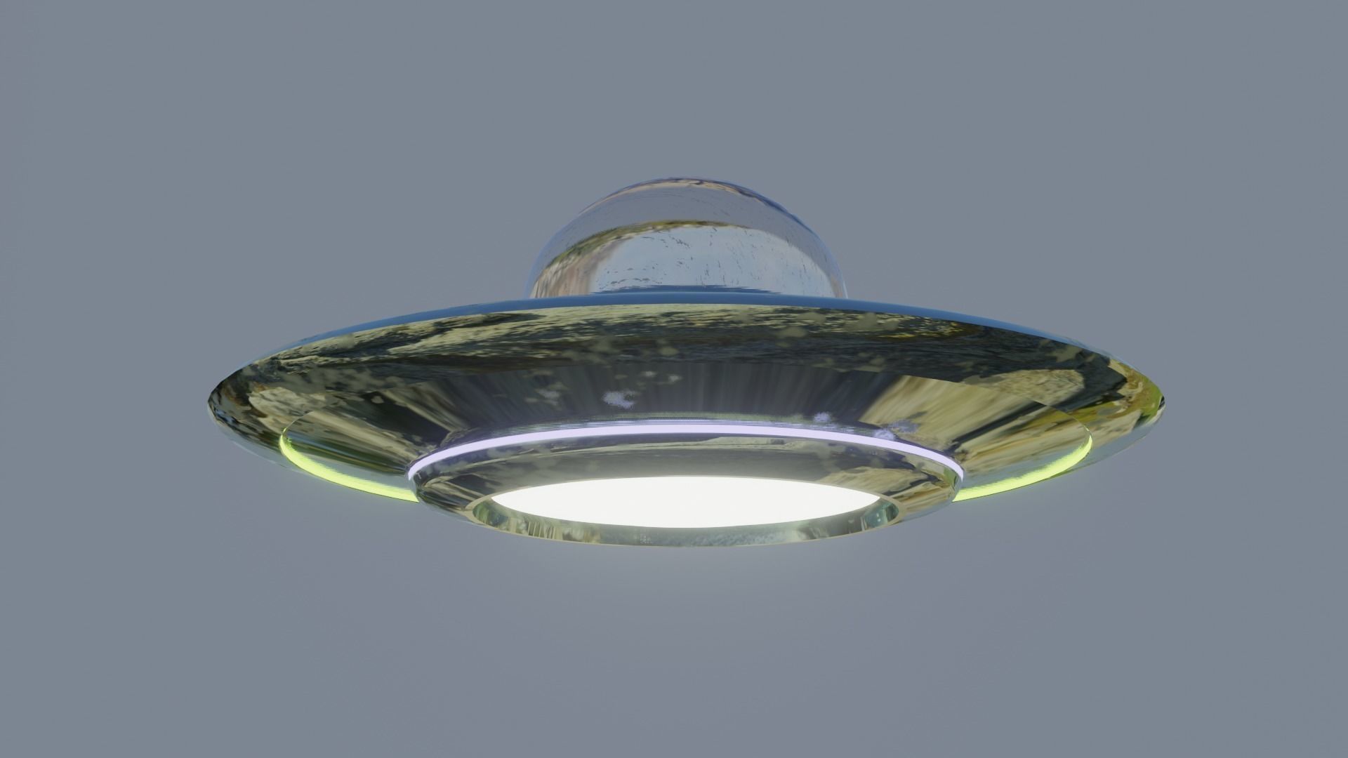 UFO 3D MODEL free VR / AR / low-poly 3D model rigged | CGTrader
