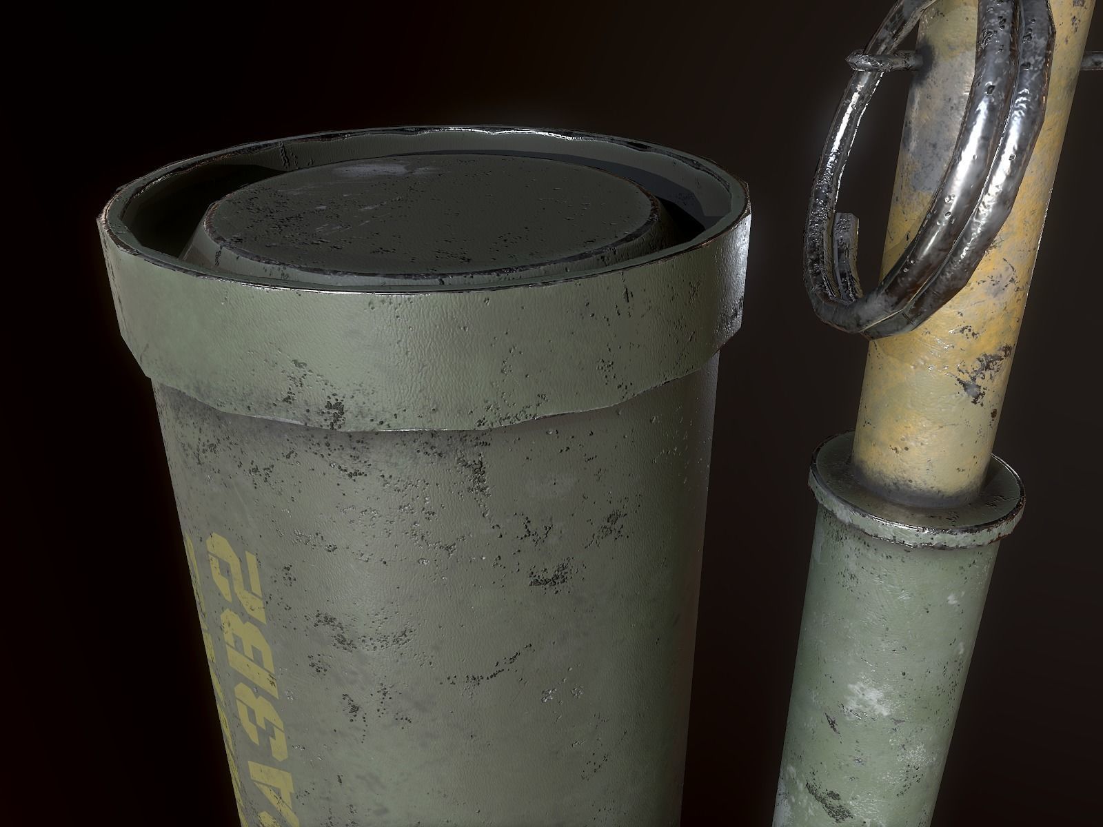 3D model M2 mine USA WW2 PBR Grenade VR / AR / low-poly | CGTrader