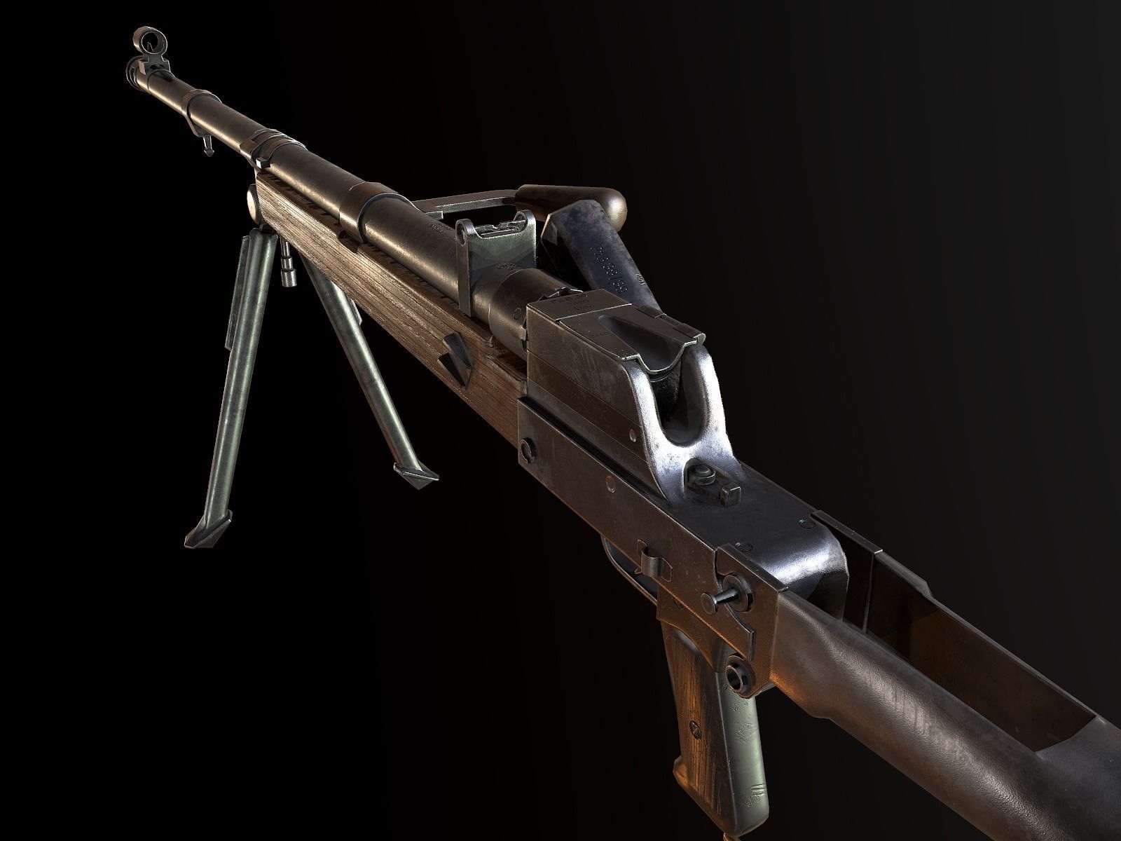 3D model PzB-39 German ww2 anti-tank rifle pbr VR / AR / low-poly ...