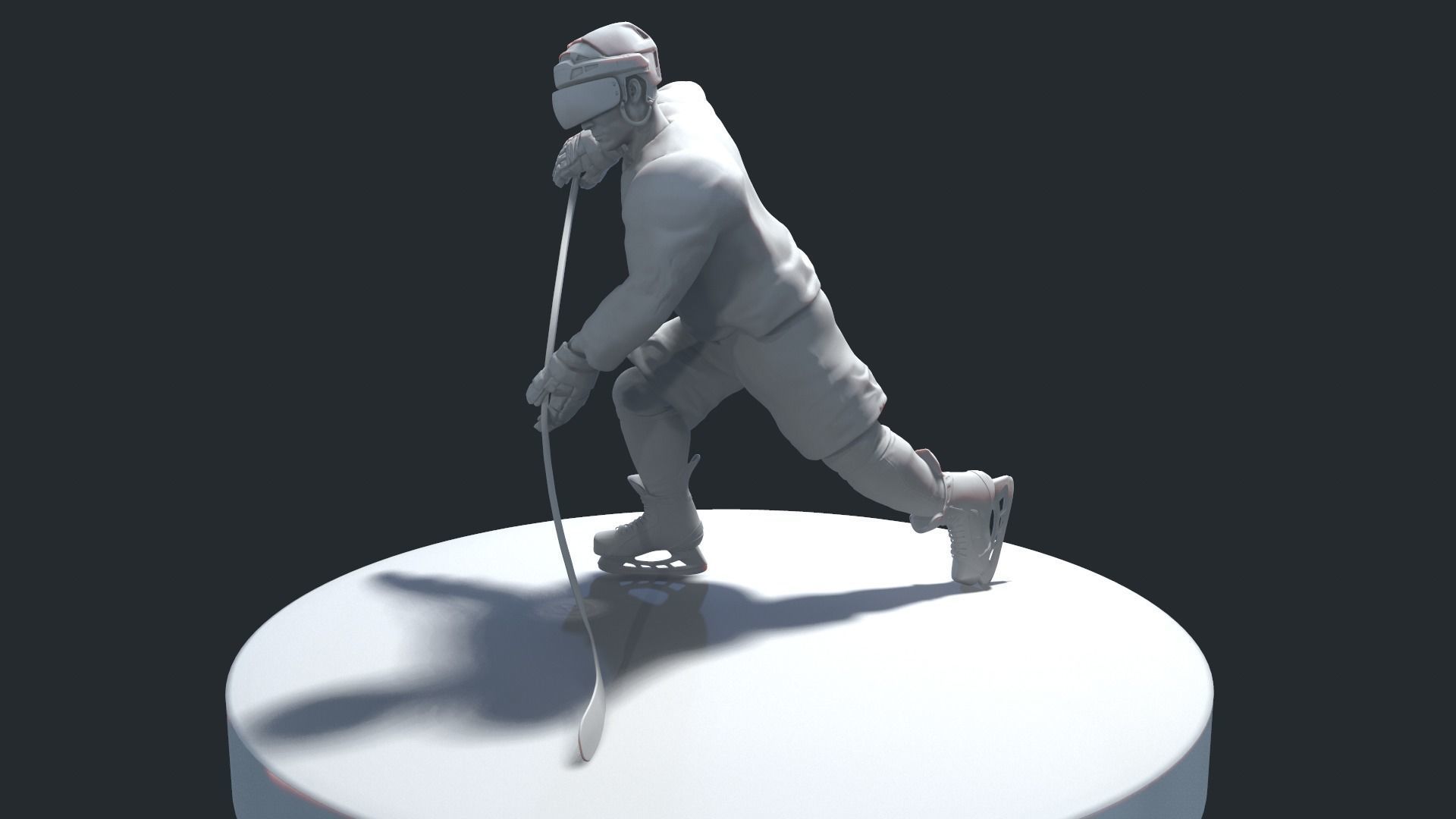 HOCKEY PLAYER MODEL 10 NO TEXTURE 3D model 3D printable | CGTrader