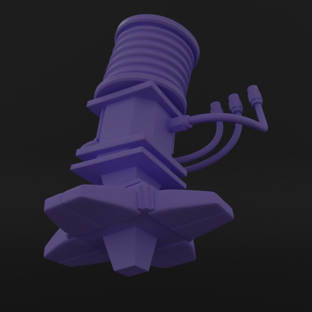 Silent Running Louie - Drone 3 3D model 3D printable | CGTrader