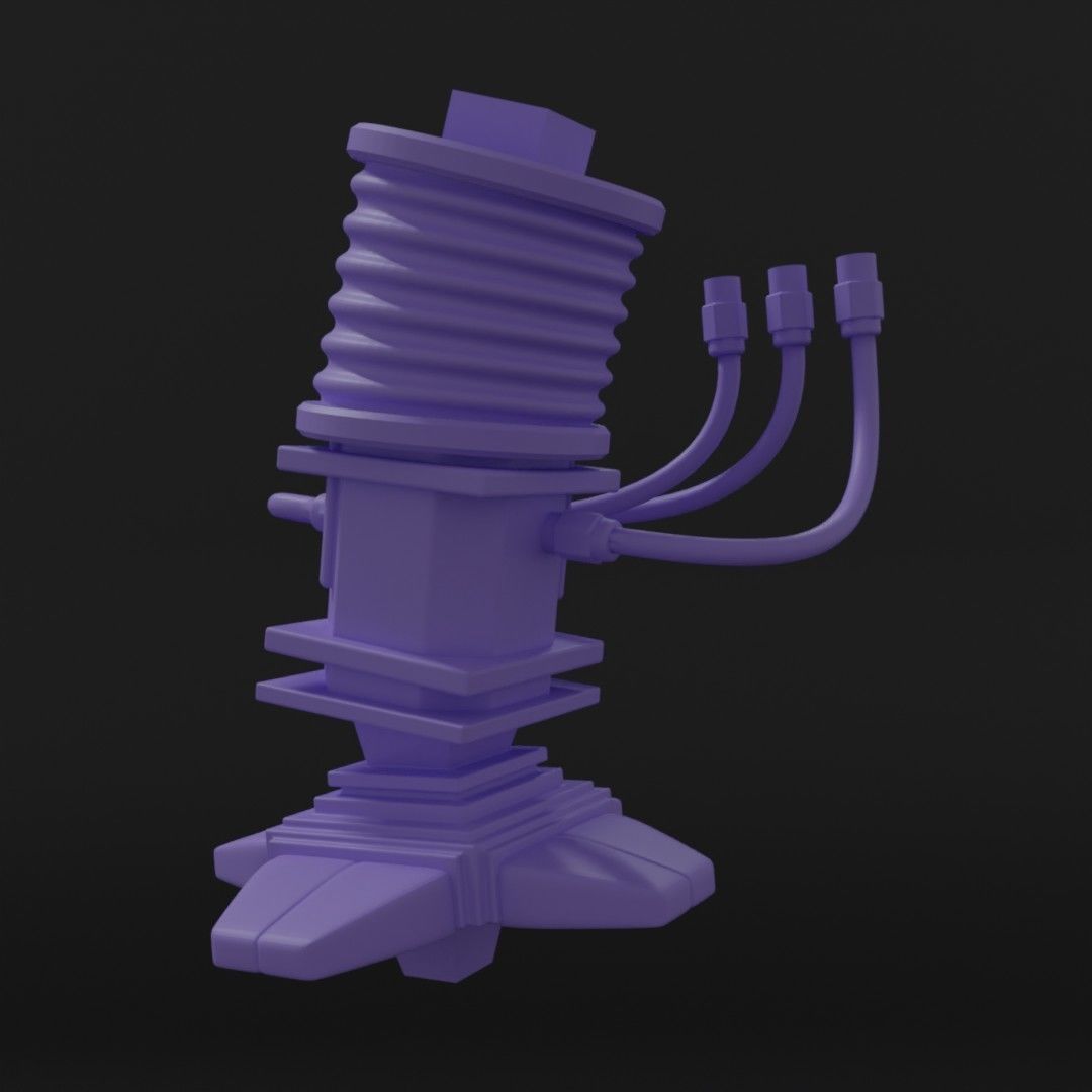 Silent Running Louie - Drone 3 3D model 3D printable | CGTrader