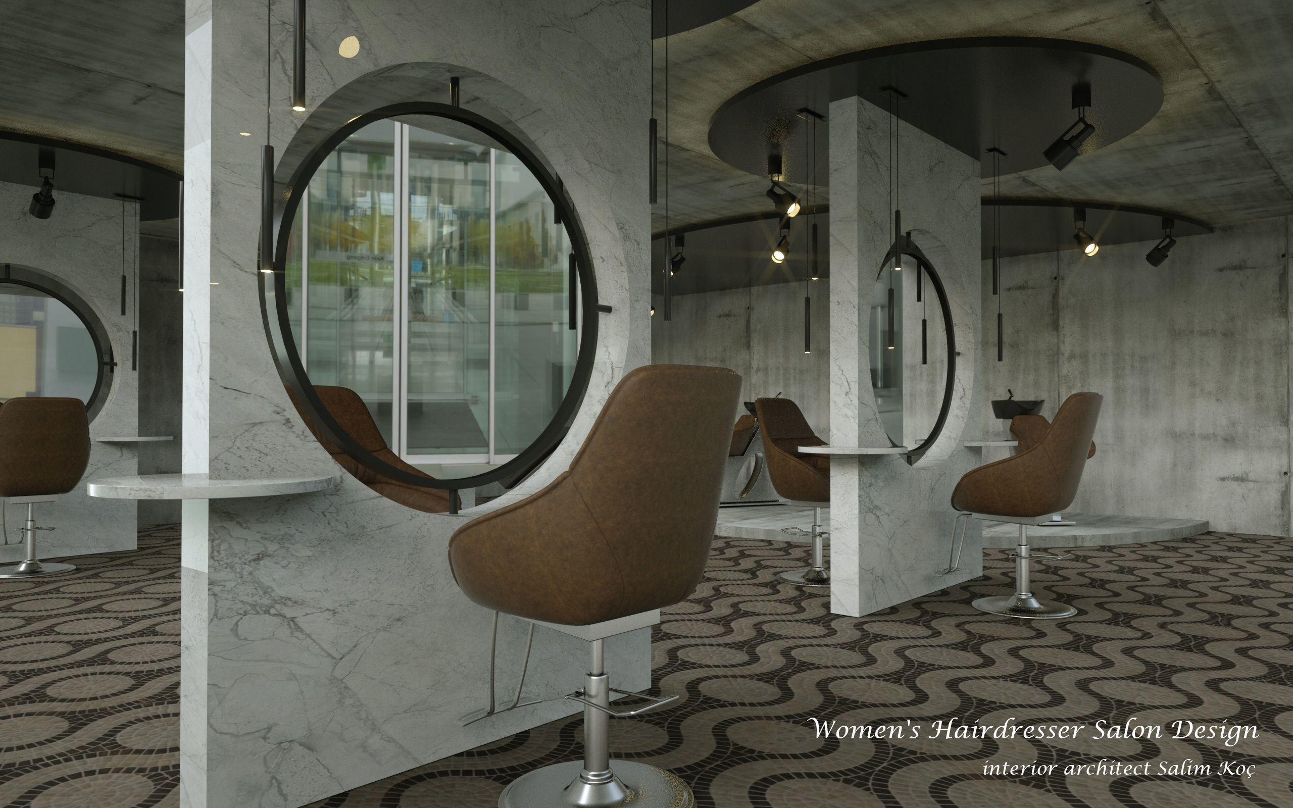 Women Hair Salon 3D model 3D model | CGTrader