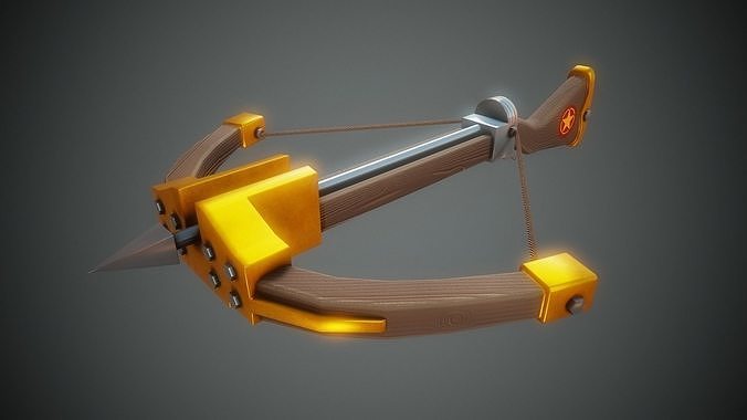 3D model Stylized Crossbow - Tutorial Included VR / AR / low-poly ...