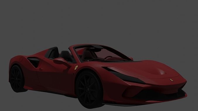 Ferrari F8 free VR / AR / low-poly 3D model | CGTrader