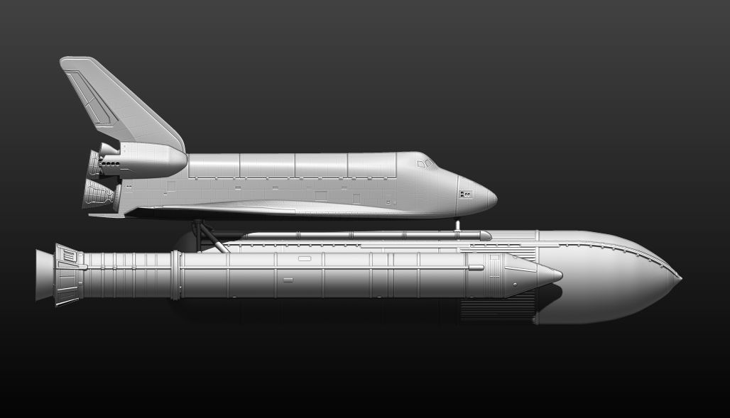 Space Shuttle file STL for 3D printer 3D model 3D printable | CGTrader