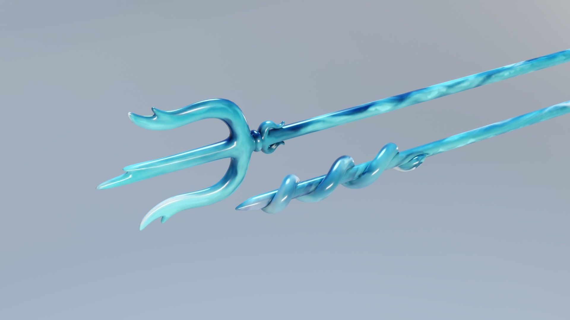 3D model Hololive Gawr Gura Trident VR / AR / low-poly | CGTrader