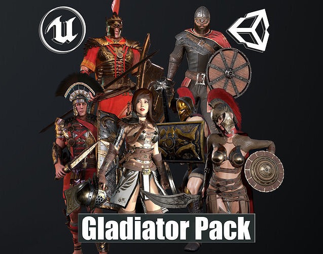 Gladiator Collection | CGTrader