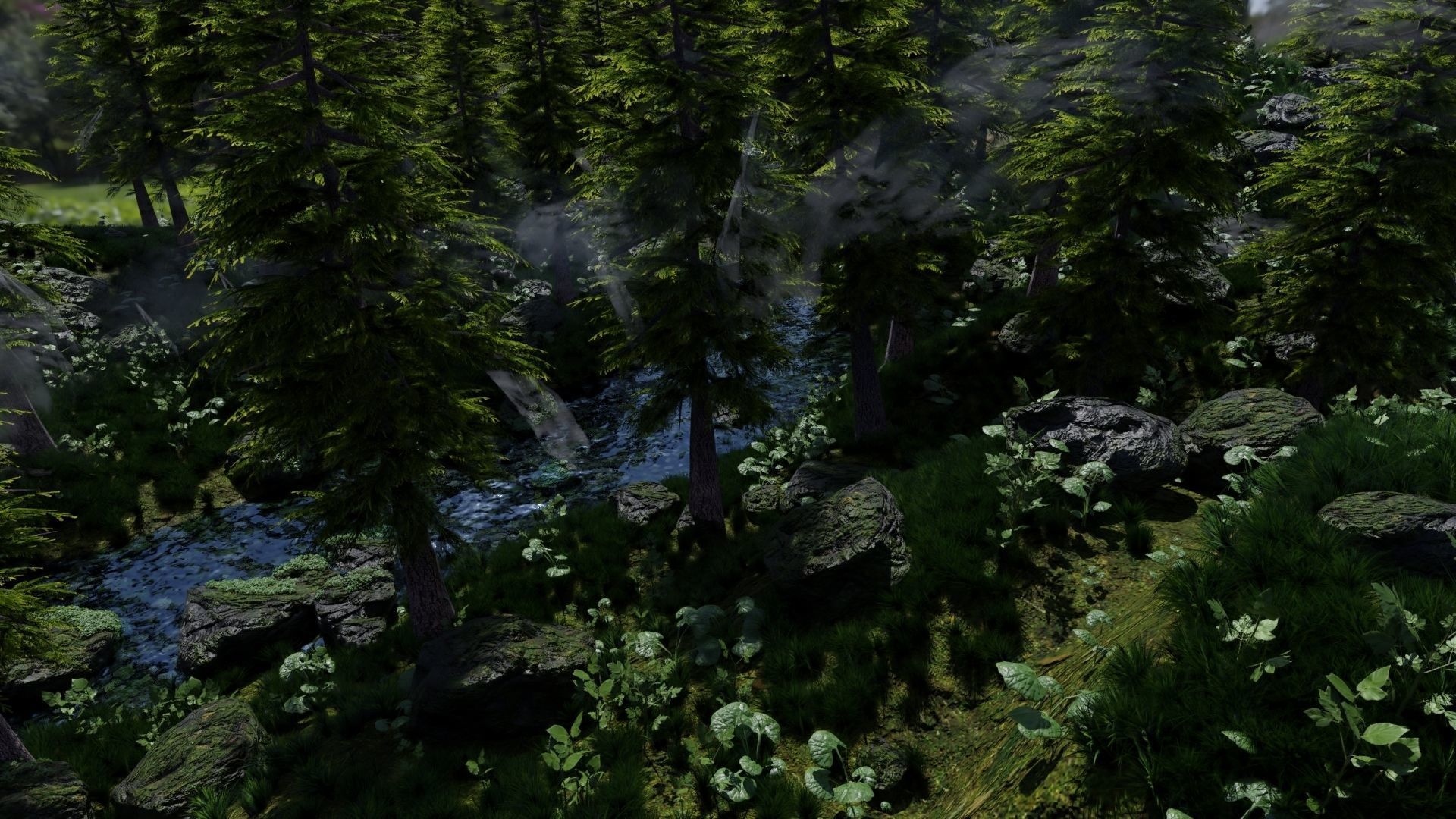 Forest Scene 3D model | CGTrader