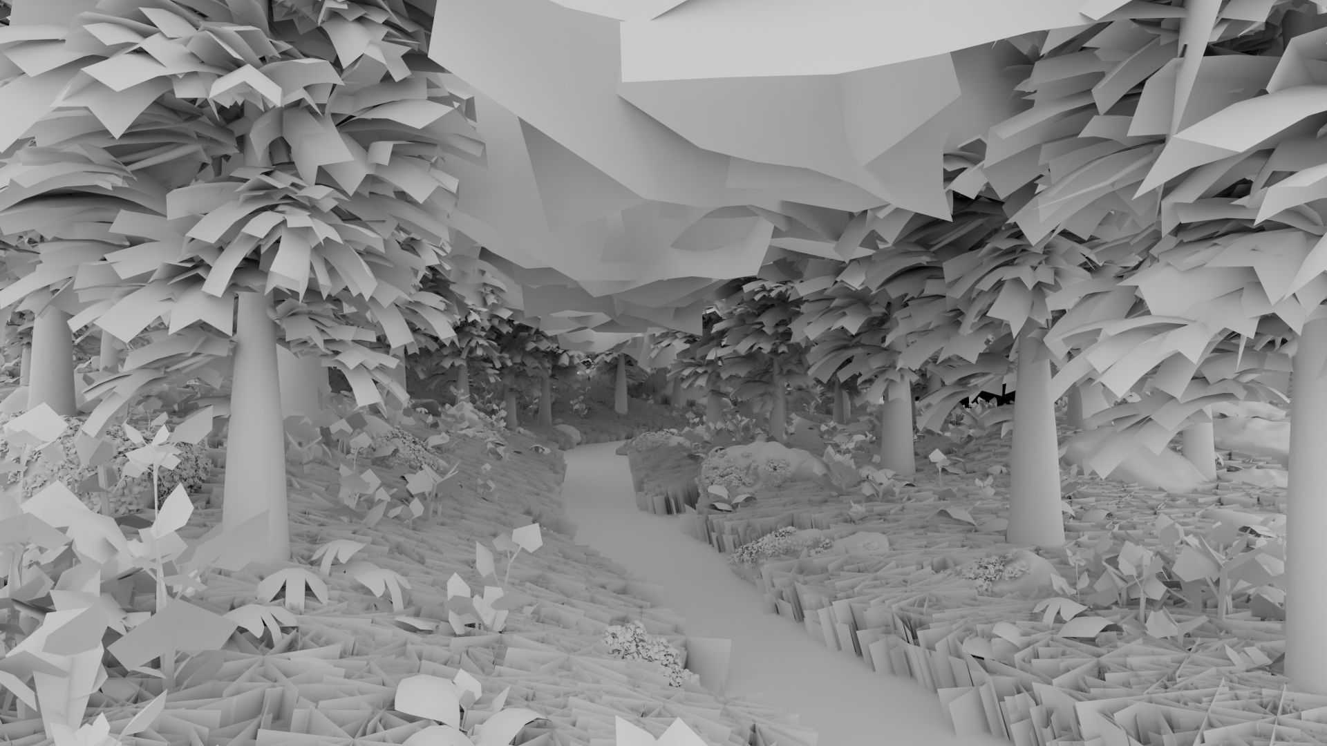 Forest Scene 3D model | CGTrader