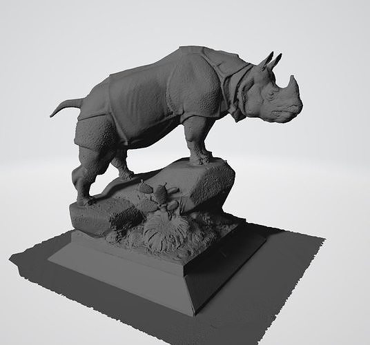 RHINO free 3D model 3D printable | CGTrader