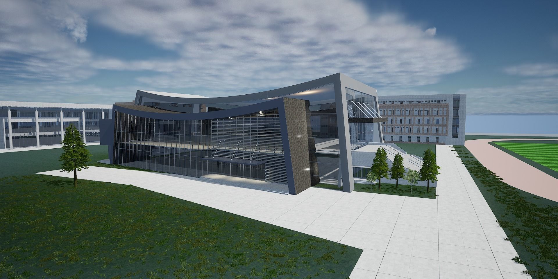 School Unreal Engine and 3ds max 3D model | CGTrader