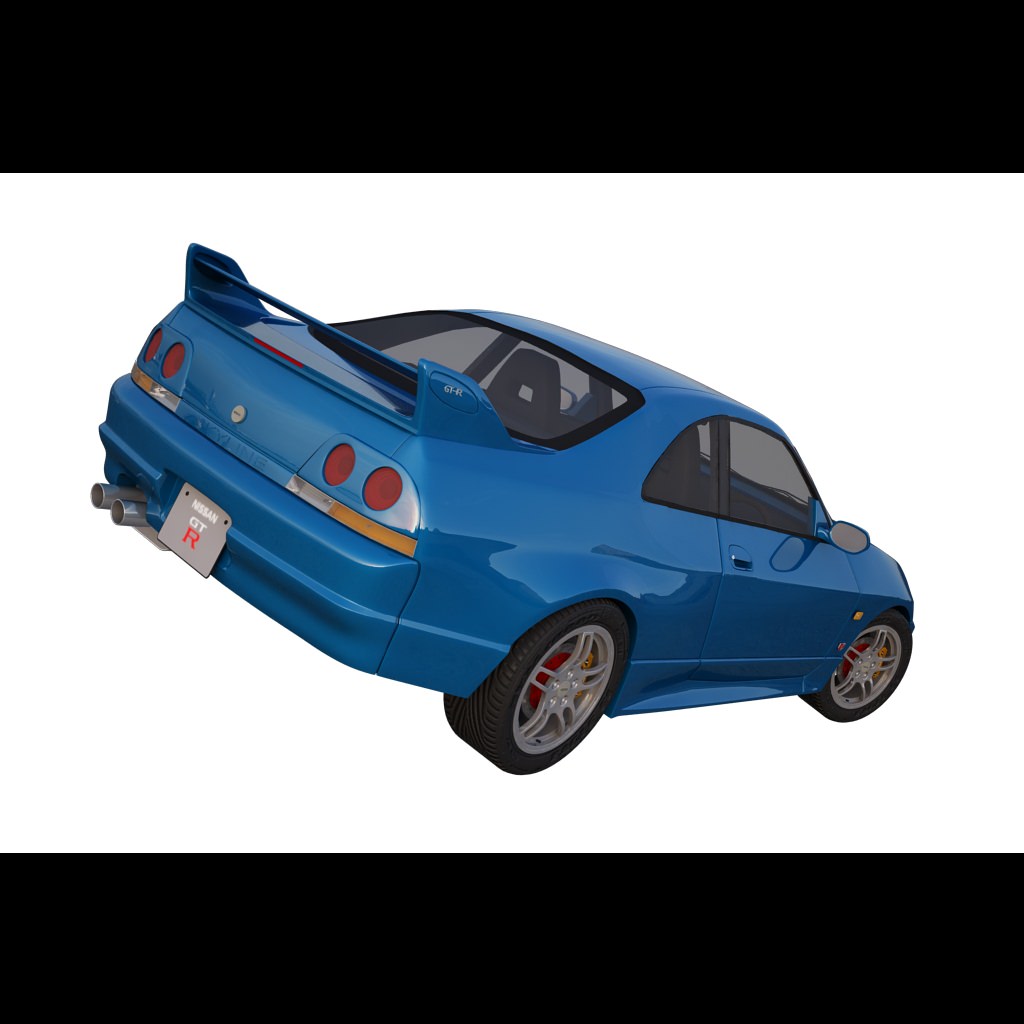 Nissan GTR- R33 3D model | CGTrader