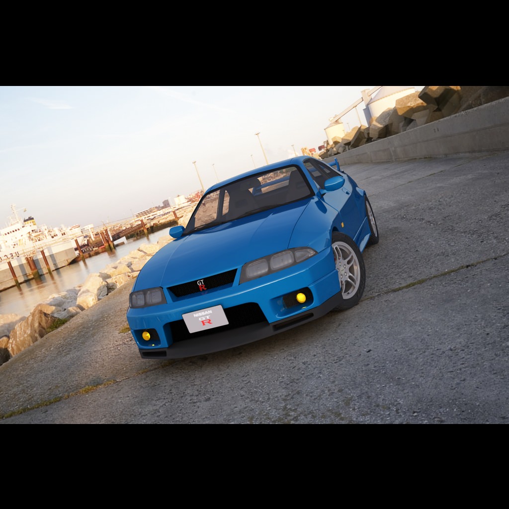Nissan GTR- R33 3D model | CGTrader