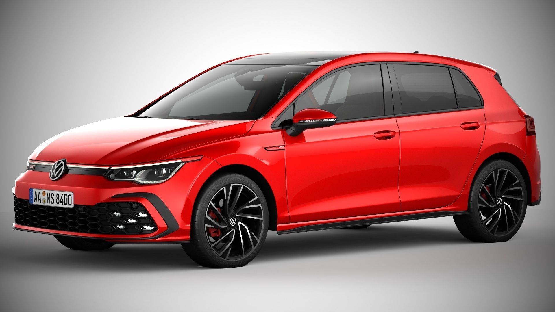 Volkswagen Golf GTI 2021 3D model | CGTrader