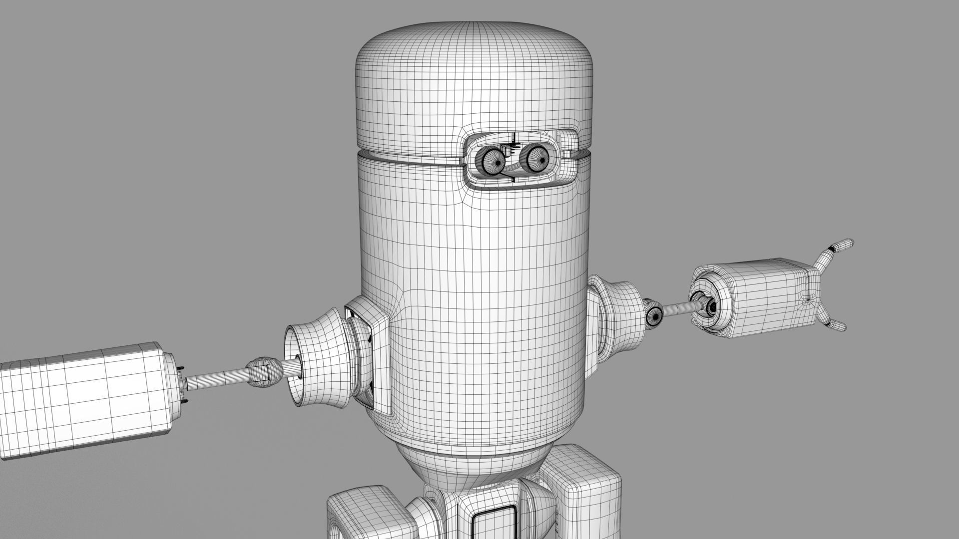 Bipedal robot 3D modelling Rigged free 3D model rigged | CGTrader