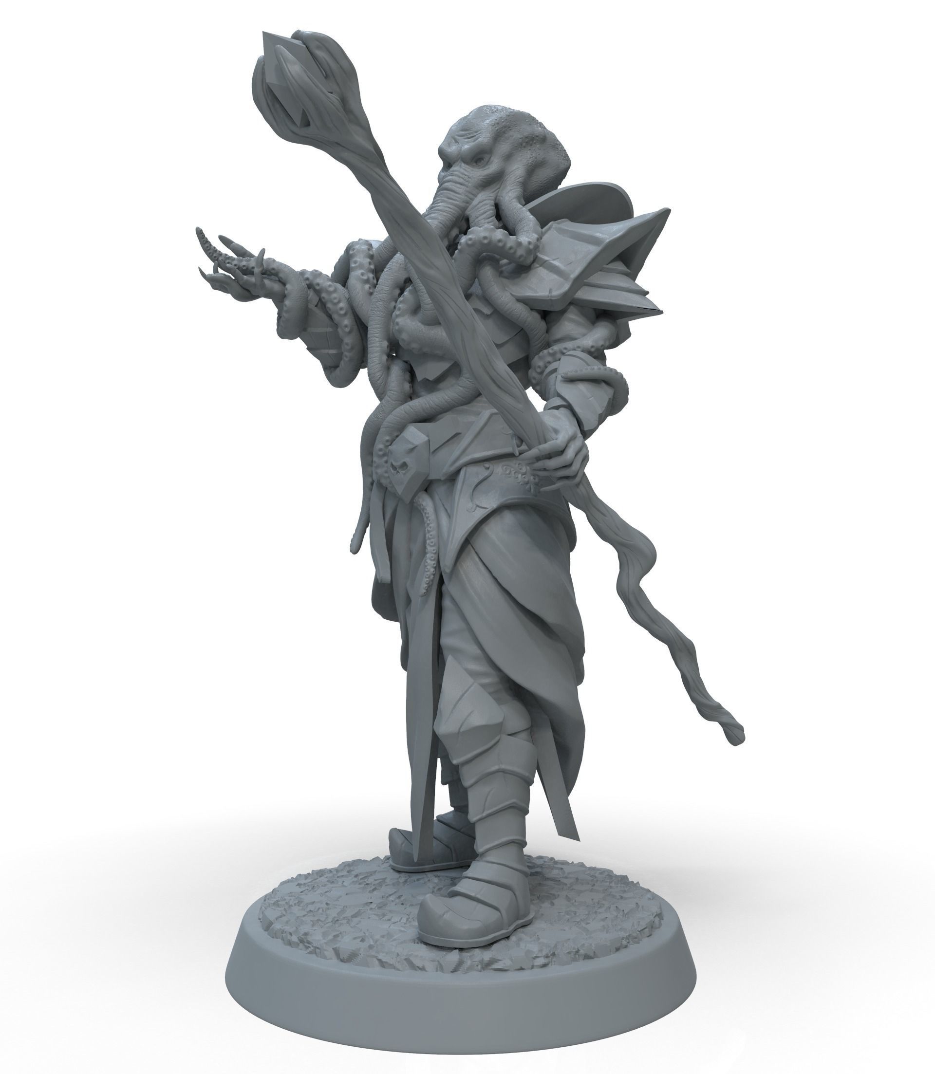 Mind Flayer 3D model 3D printable | CGTrader