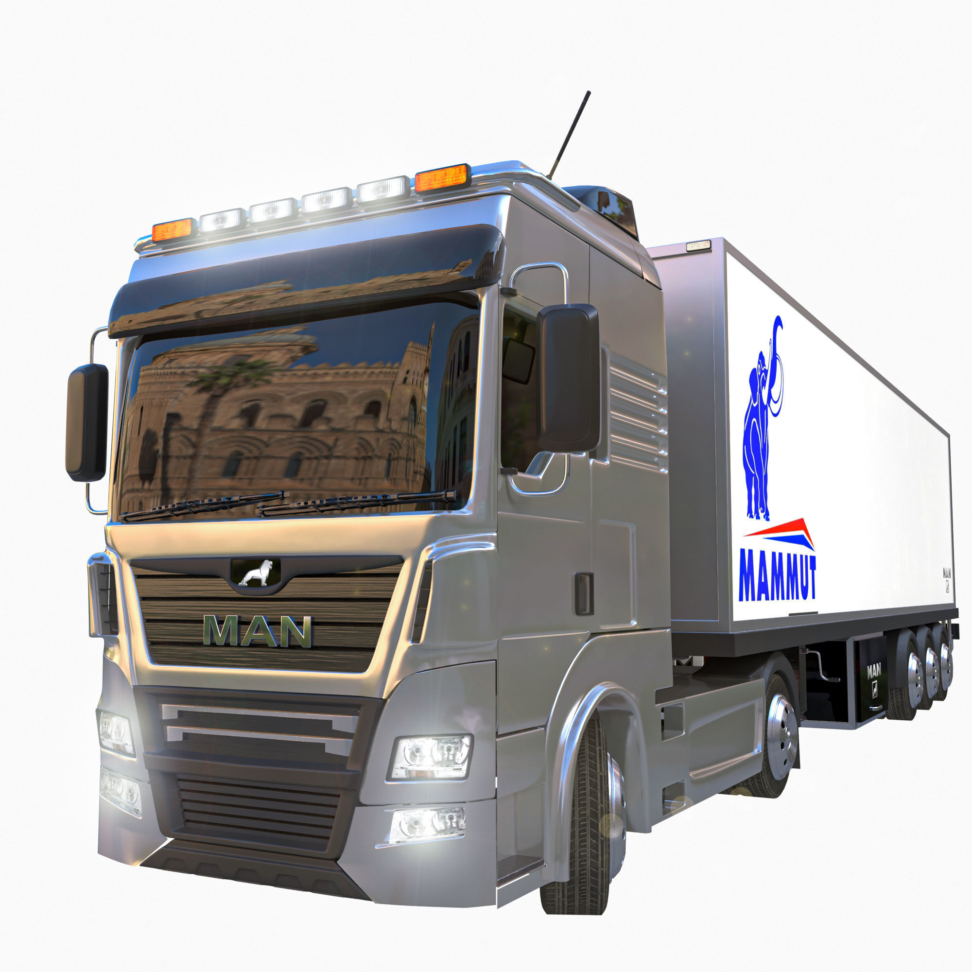 man truck 3D model | CGTrader