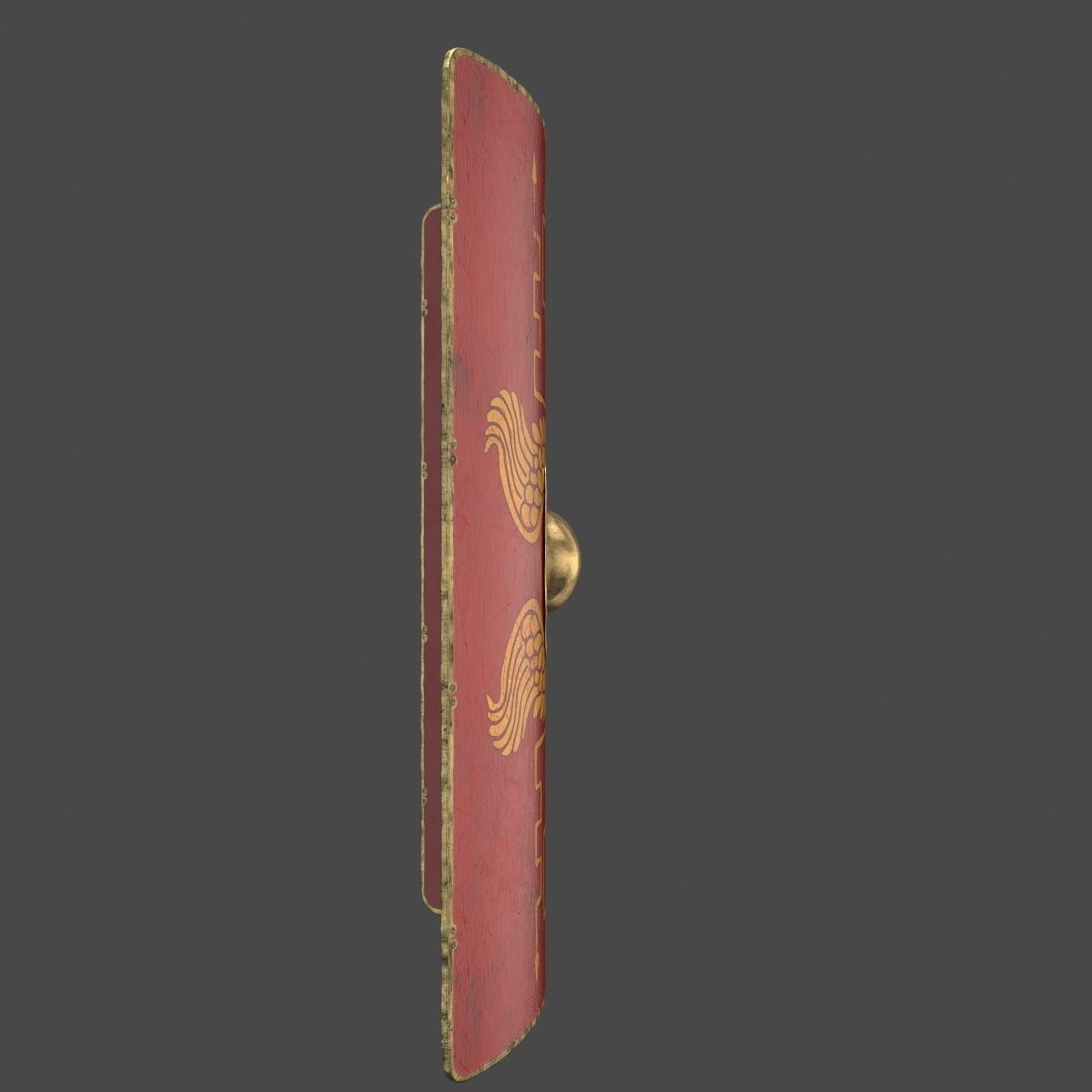 3D model Roman legionnaire shield VR / AR / low-poly | CGTrader