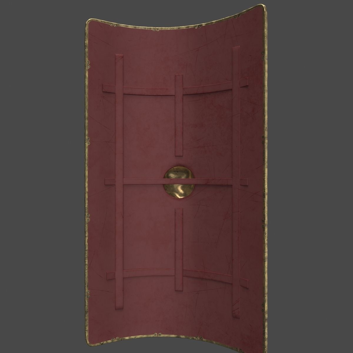 3D model Roman legionnaire shield VR / AR / low-poly | CGTrader