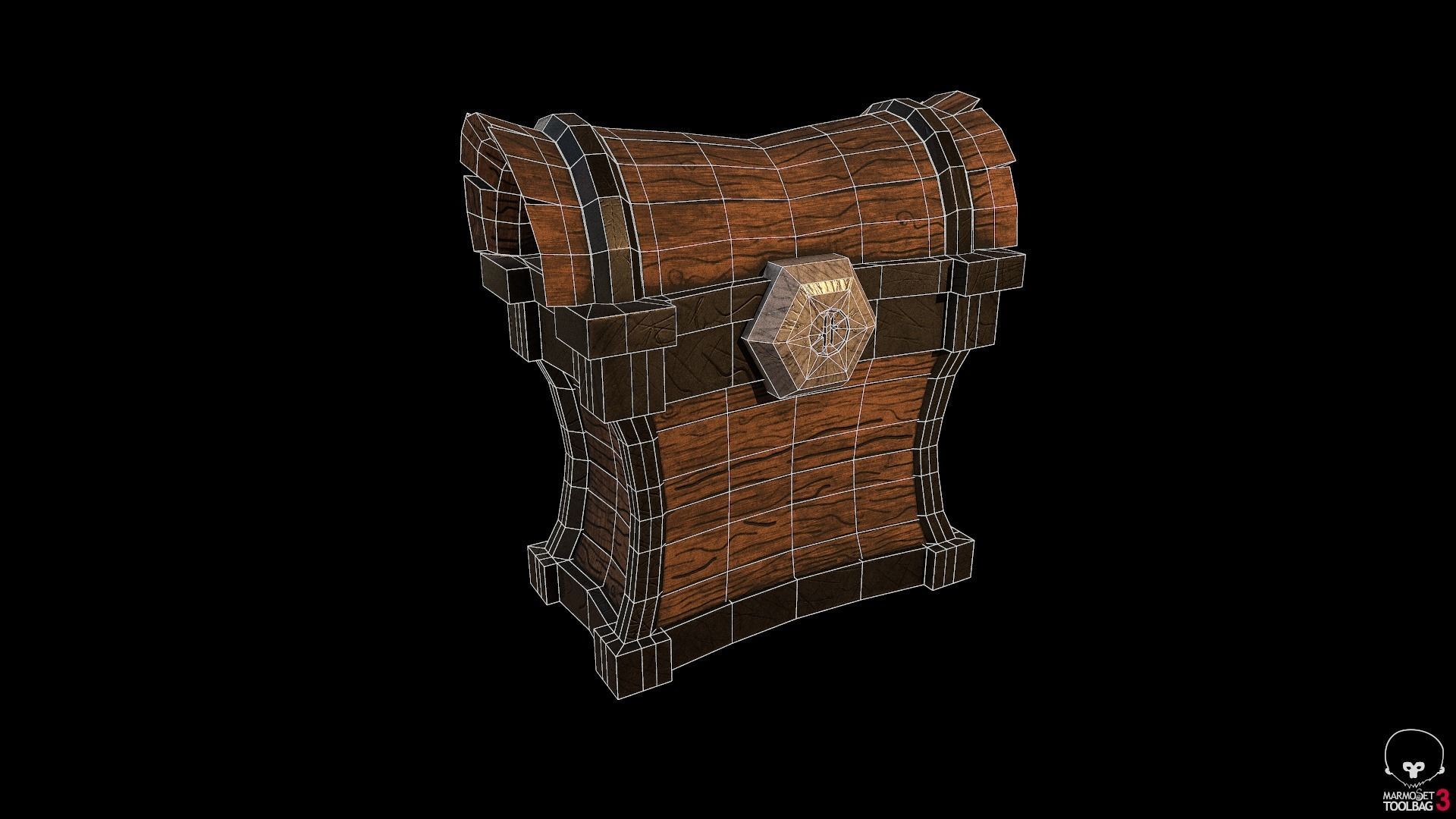 3D model Damaged Wooden Crate VR / AR / low-poly | CGTrader