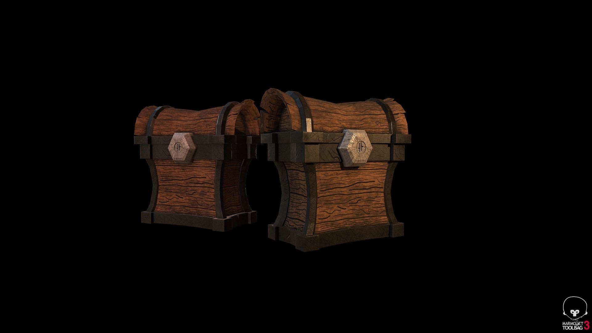 3D model Damaged Wooden Crate VR / AR / low-poly | CGTrader