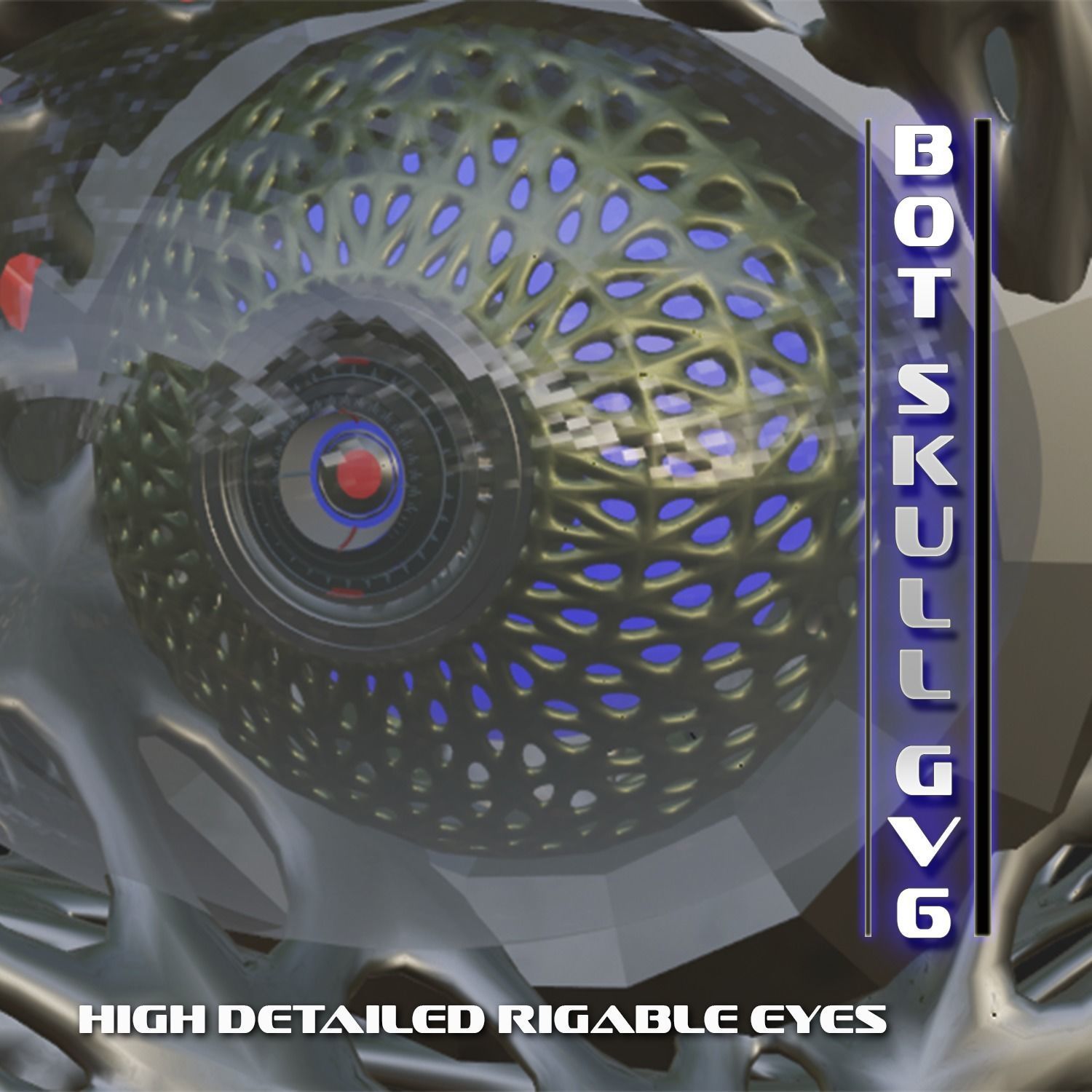 bot skull gv6 3D model | CGTrader