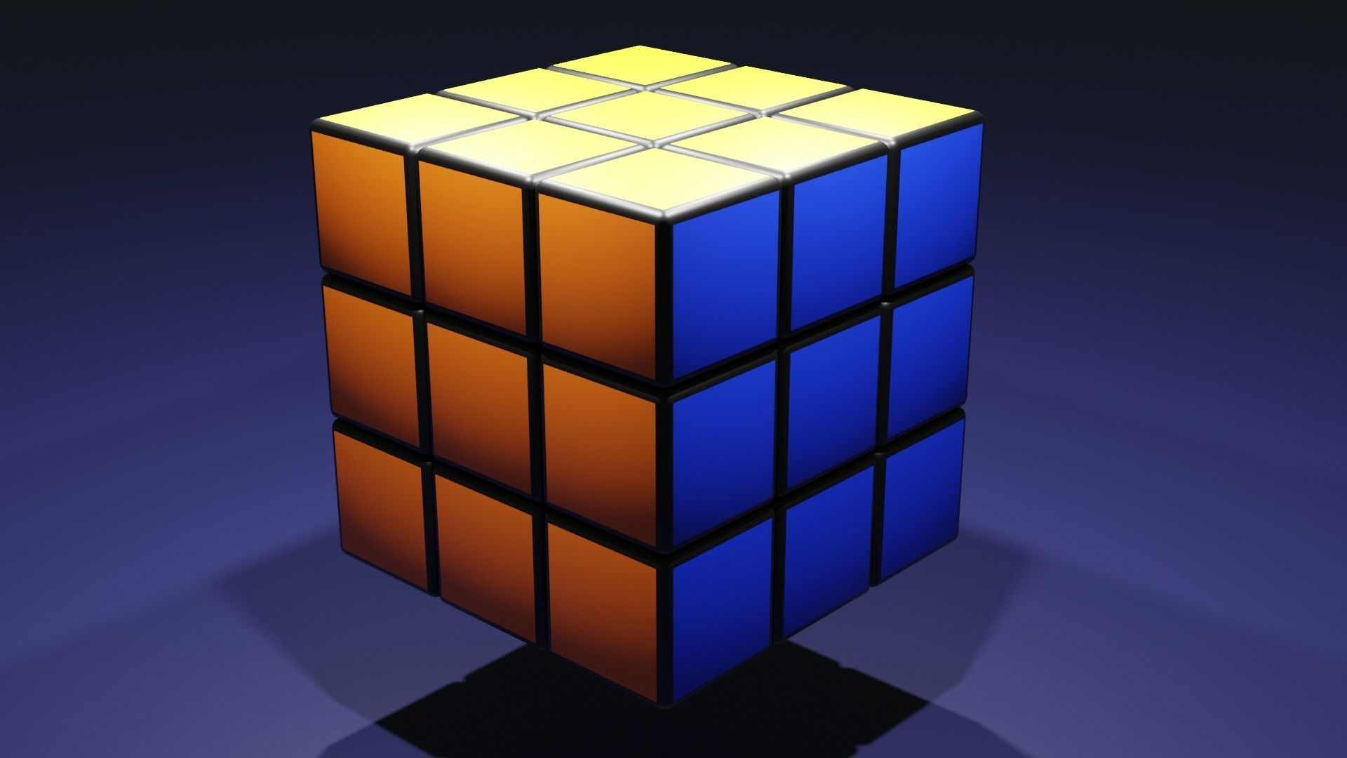 Cube Blender free 3D model animated | CGTrader