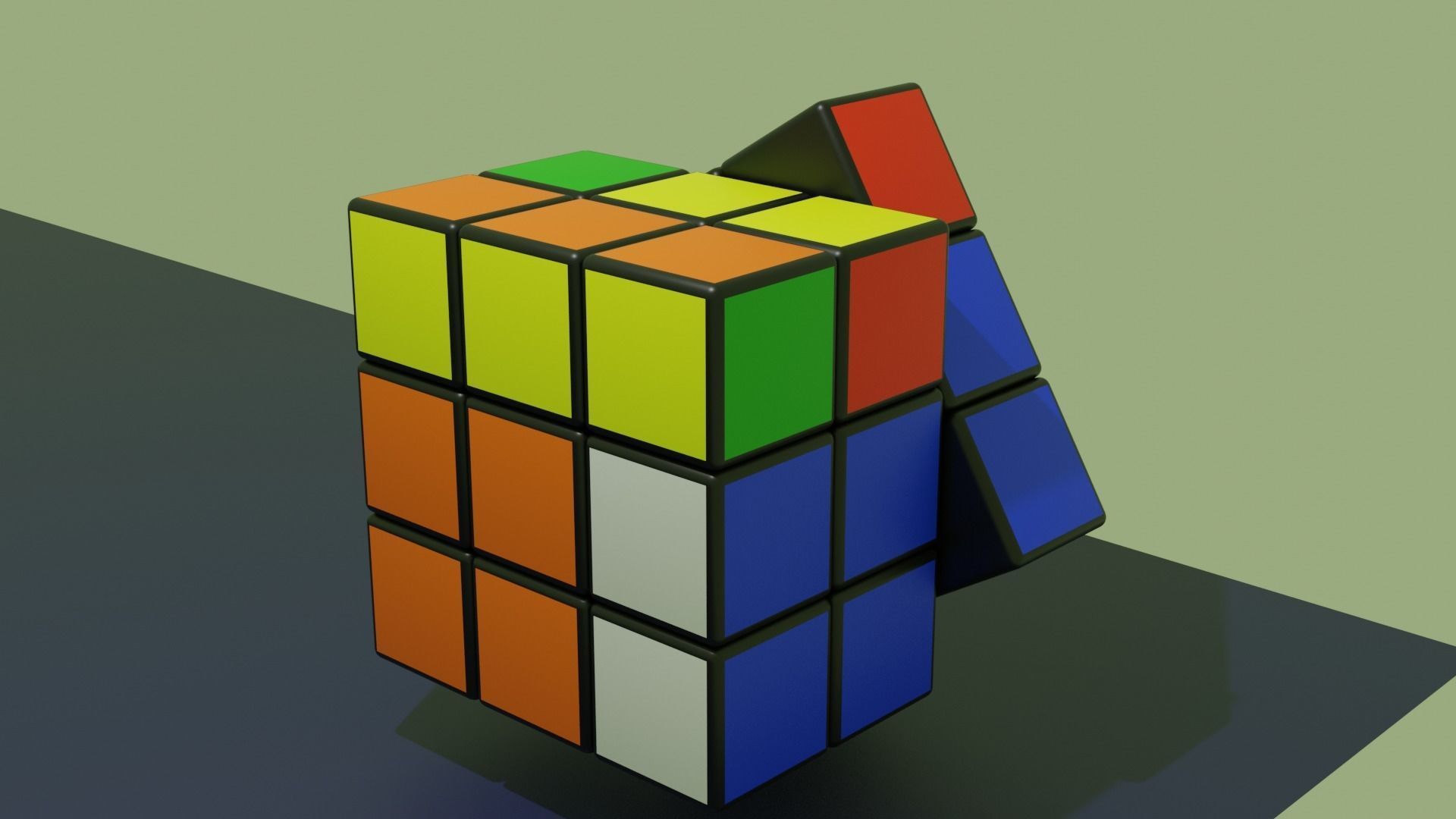 Cube Blender free 3D model animated | CGTrader
