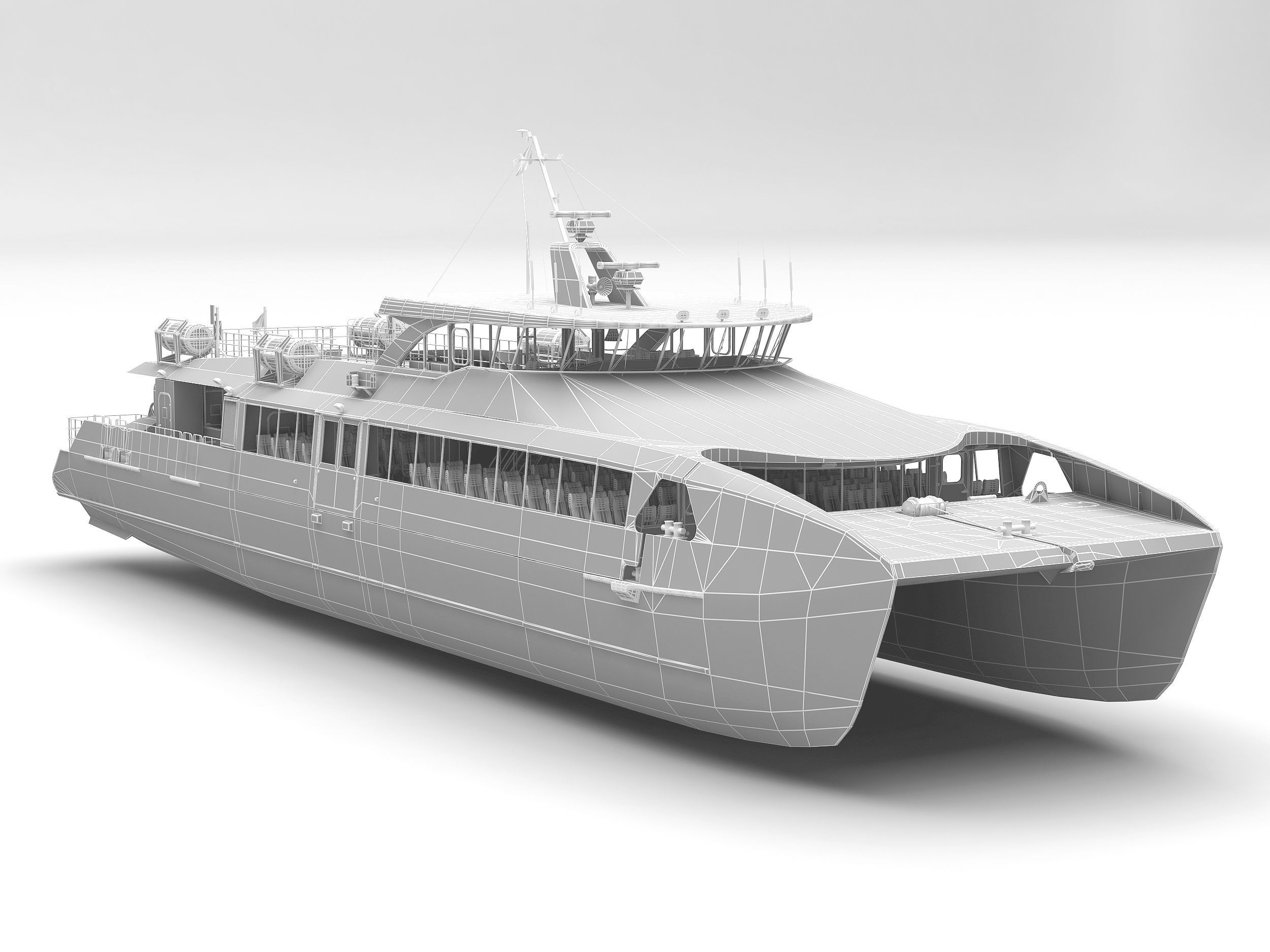 Red Jet 7 Passenger ferry 3D model | CGTrader
