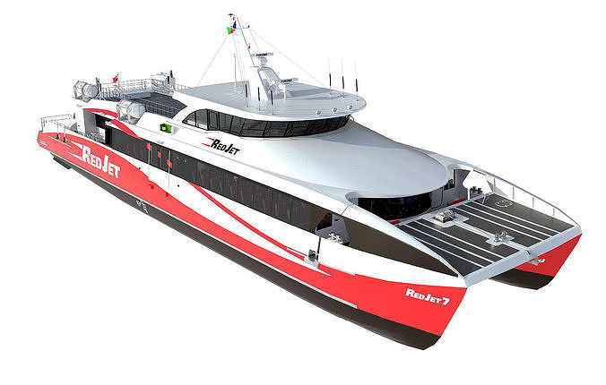 Passenger ferry 3D model | CGTrader